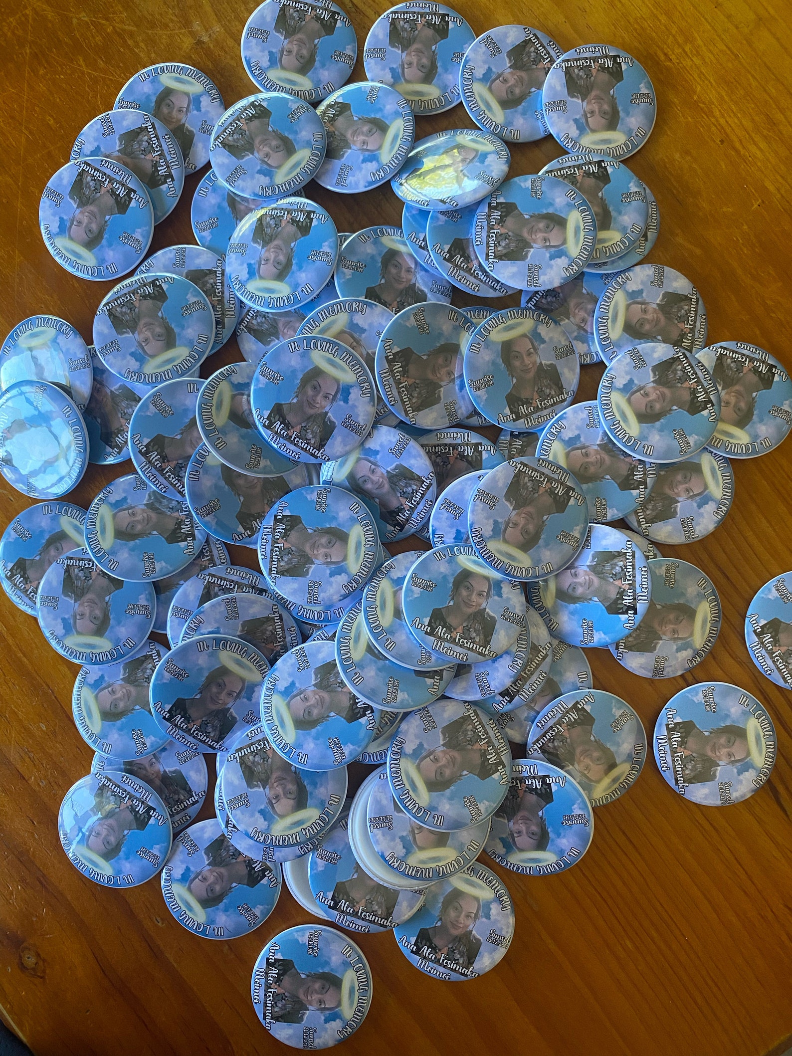 Memorial Badges With Pin - Etsy