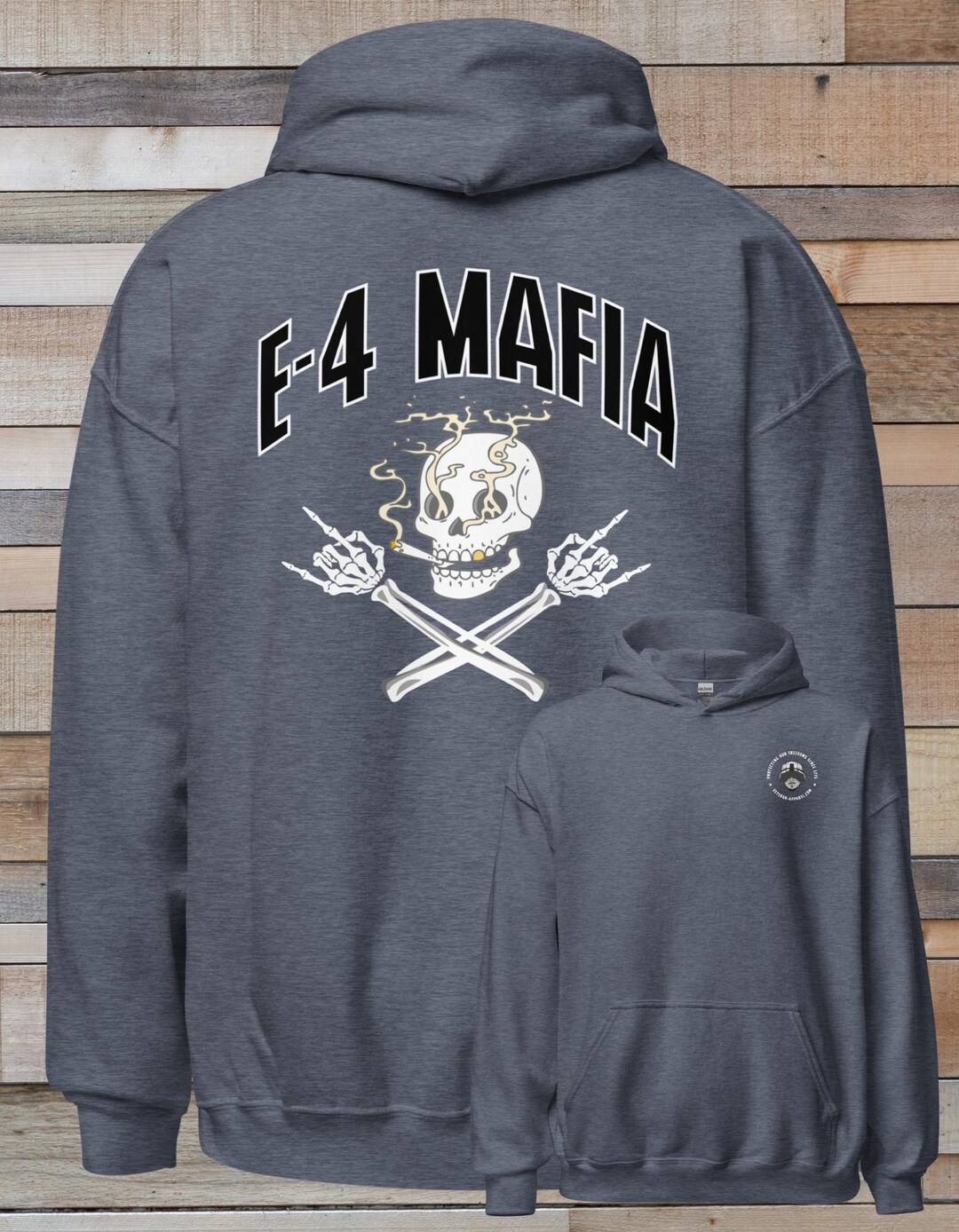 E-4 Mafia Veteran Hoodie: Army, Navy, Air Force and Marine Gifts - Etsy