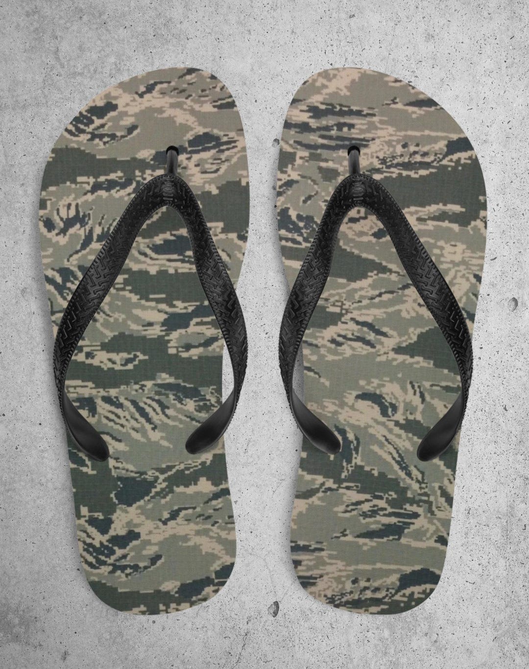 Air Force Camouflage Flip Flops: Summer Pool and Beach Sandals - Etsy