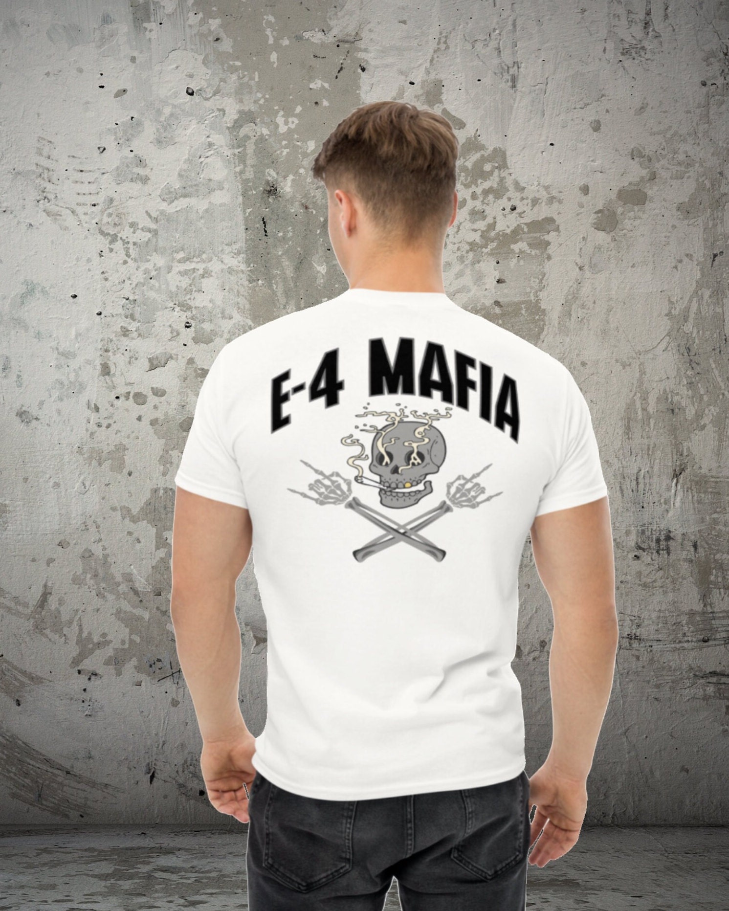 E4 Mafia T-shirt Design for Active-duty Military or Veterans. an Ideal ...