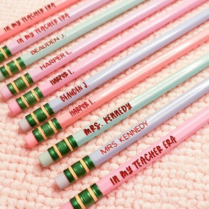 Laser Engraved Pencils | Customized Pencils | Teacher Gift ...