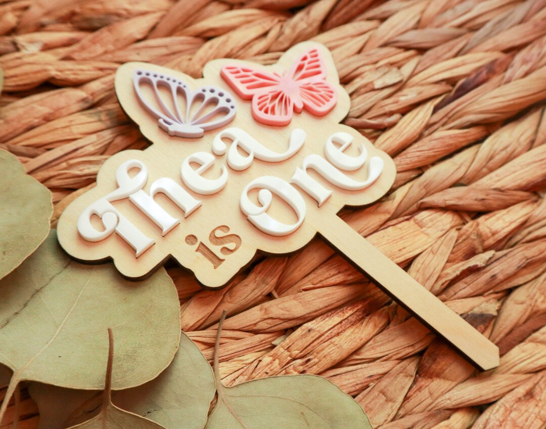 Butterfly Cake Topper | First Butterfly Birthday | Butterfly Birthday ...