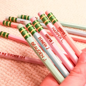 Laser Engraved Pencils | Customized Pencils | Teacher Gift ...