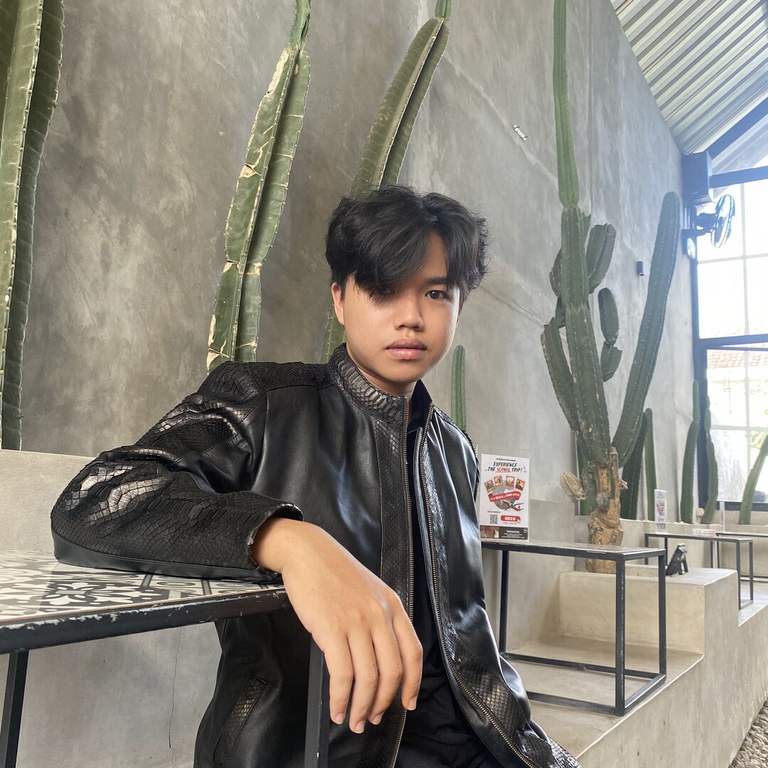 Persian Black Genuine Python Jacket Real Snake Skin Snake Skin Jacket ...