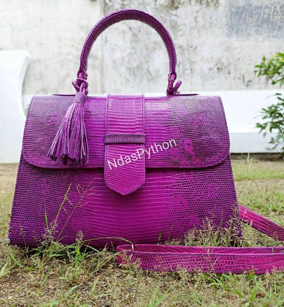 Original Indonesian Handmade, Lizard Bag, Lizard Handbag, Lizard Skin ...