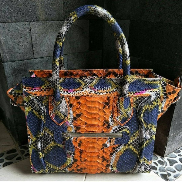 Snakeskin Bag - Etsy