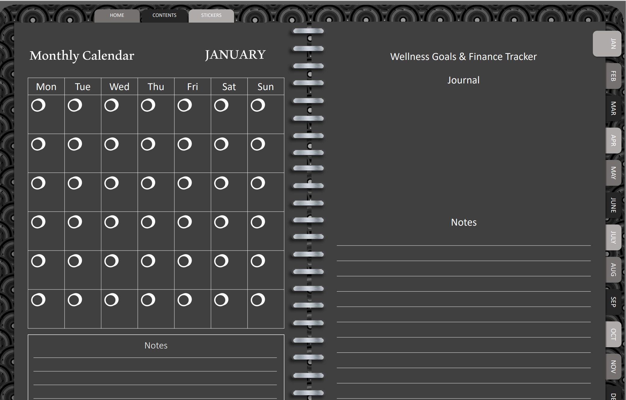 Digital Planner 2022 2023 Digital Planner Undated Digital Planner iPad ...
