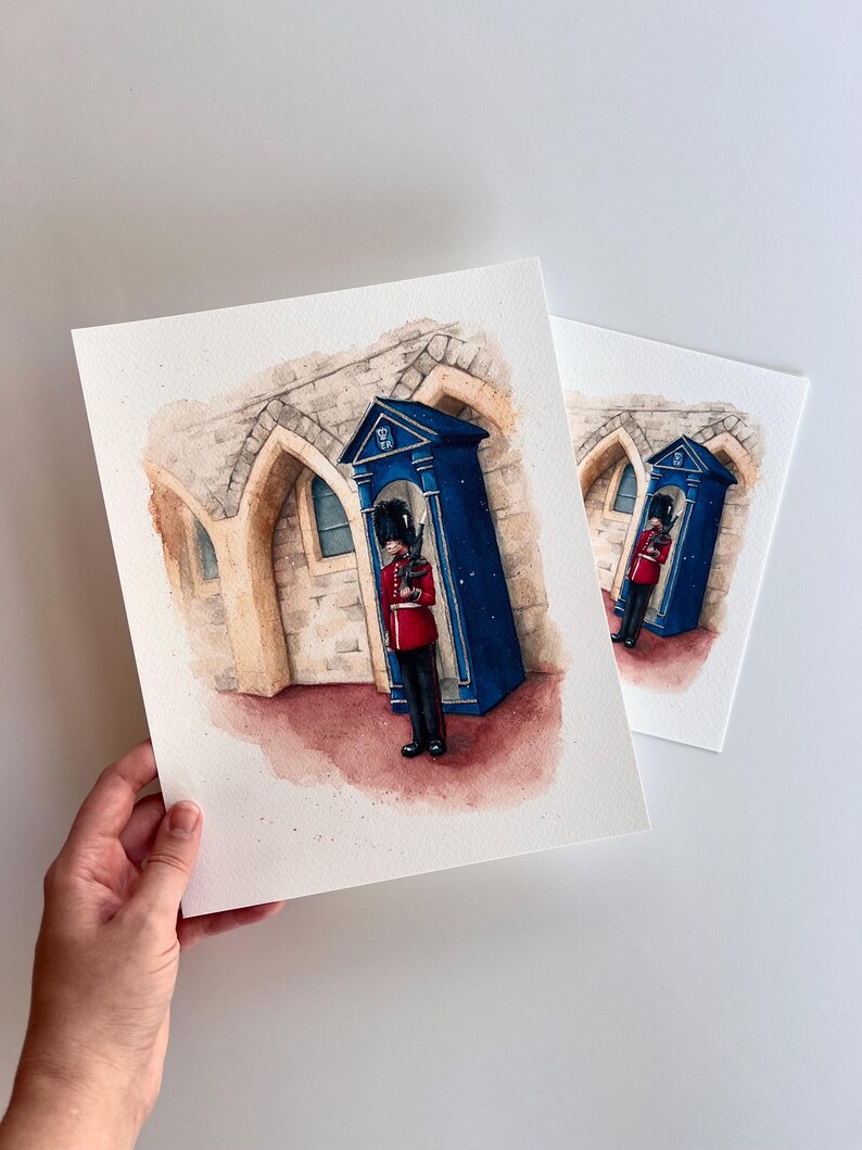 Grenadier Guard Art Print | British Queen's Guards Painting | British ...