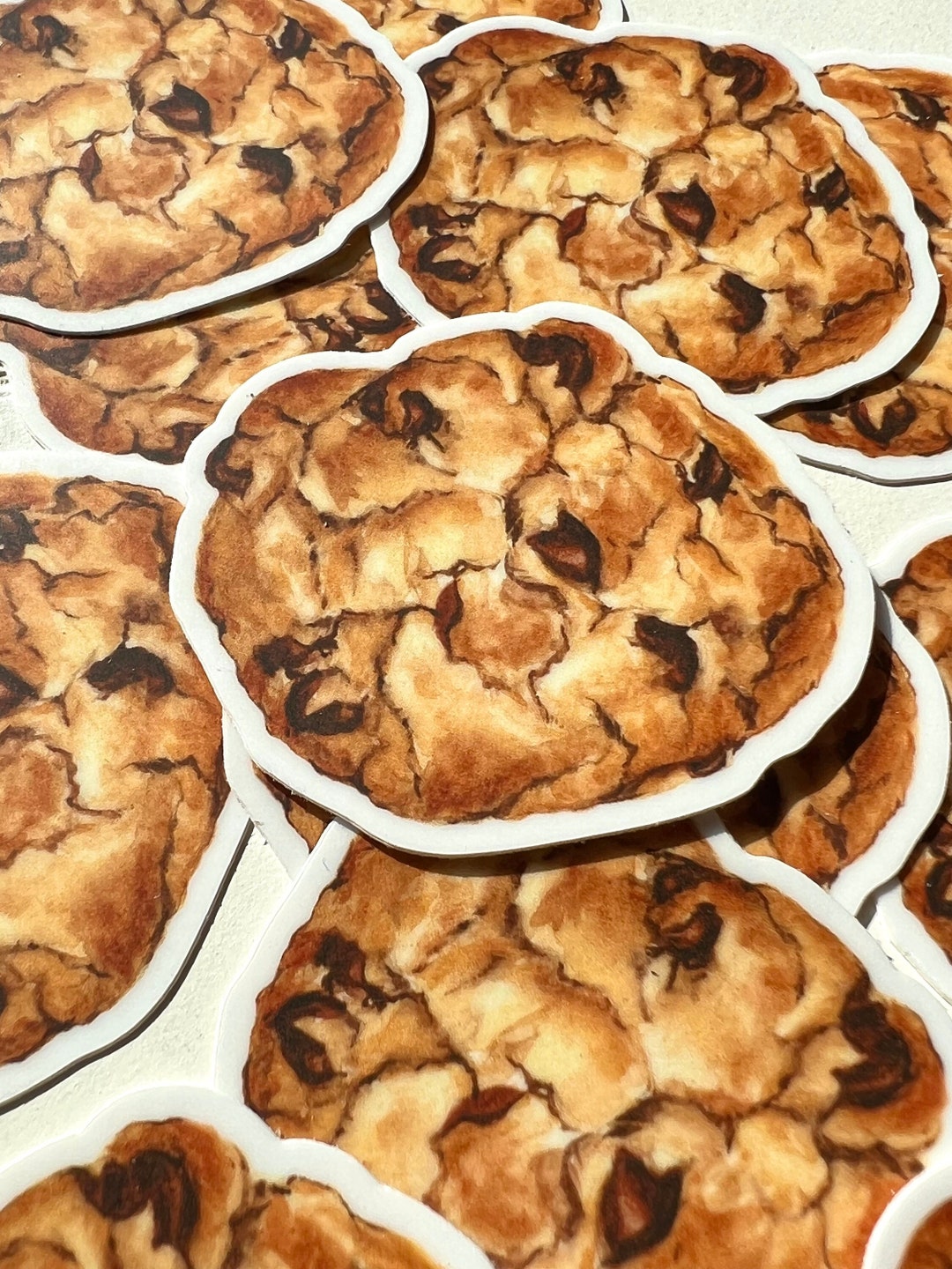 Chocolate Chip Cookie Sticker | Waterproof Vinyl Sticker | Die Cut ...