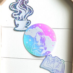 Sparkle Sticker Pack - Set of Three | Holographic Glitter | Waterproof ...