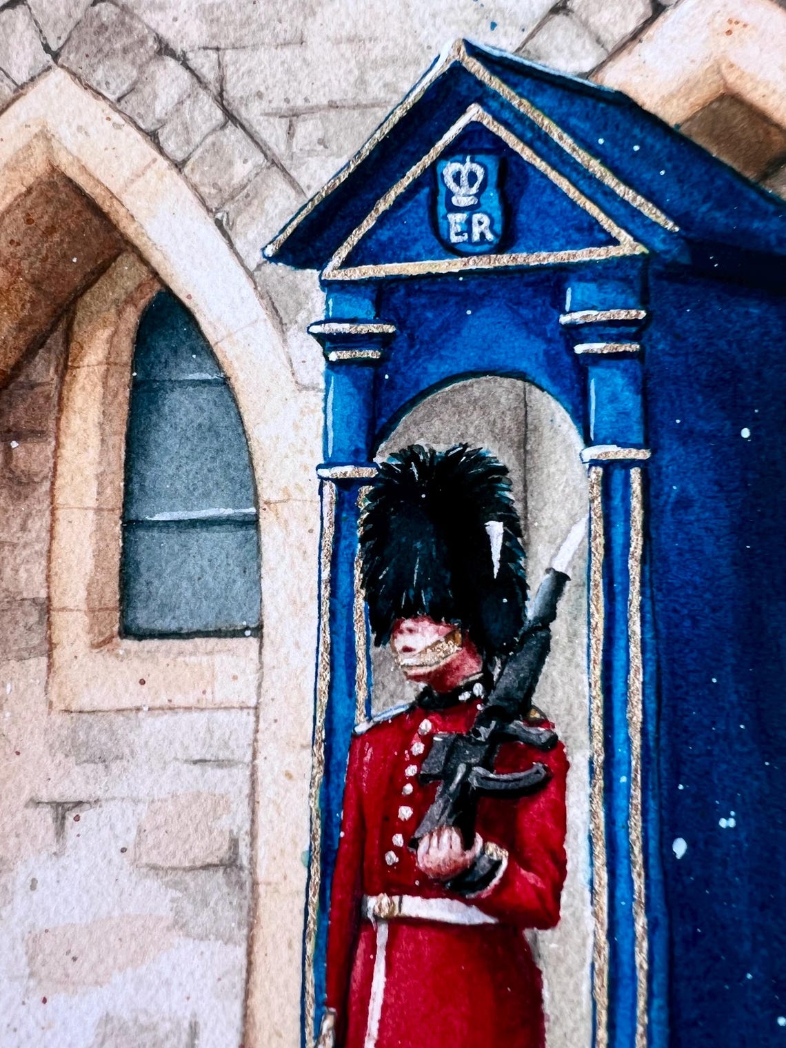 Grenadier Guard Art Print | British Queen's Guards Painting | British ...