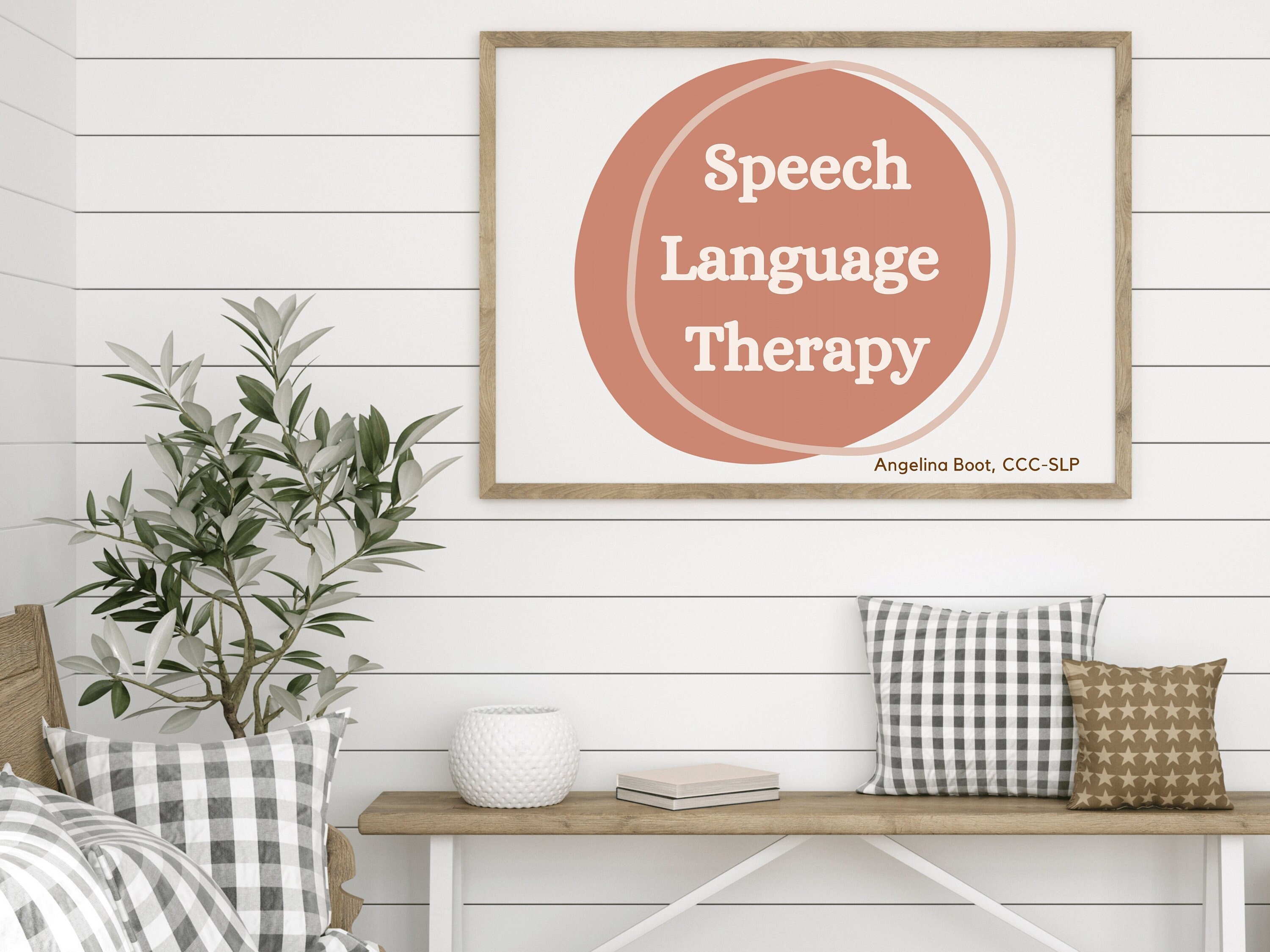PERSONALIZED Digital Download Poster | Speech Language Therapy | Gift ...