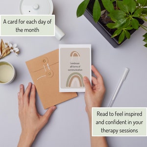 Speech Therapy Affirmation Cards | Positive Self-care Pastel Flashcards ...