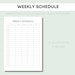SLP Printable Planner Forms | Speech Therapy Client Log PDF | A4 Weekly ...