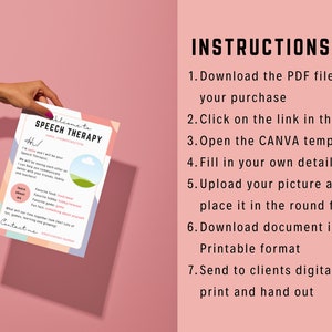 Welcome to Speech Therapy Template | Meet Your SLP Editable Canva ...