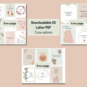 Speech Therapy Affirmation Cards | Positive Self-care Pastel Flashcards ...