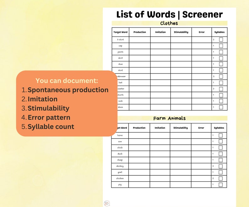 Vocabulary Poster Bundle | Speech Therapy | 6 Prints & Informal ...