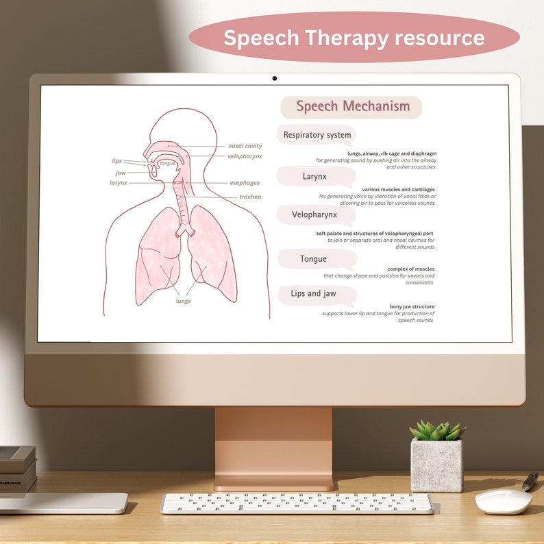 Speech Mechanism Poster & Infographic the Speech System - Etsy