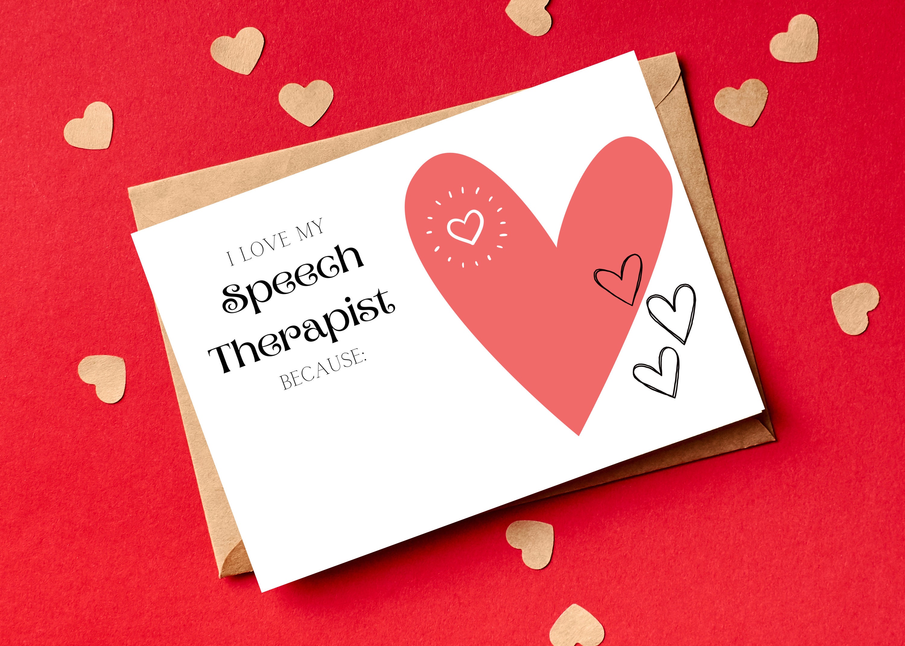 Speech Therapy Thank You Valentine's Day Cards | Pediatric SLP Love ...