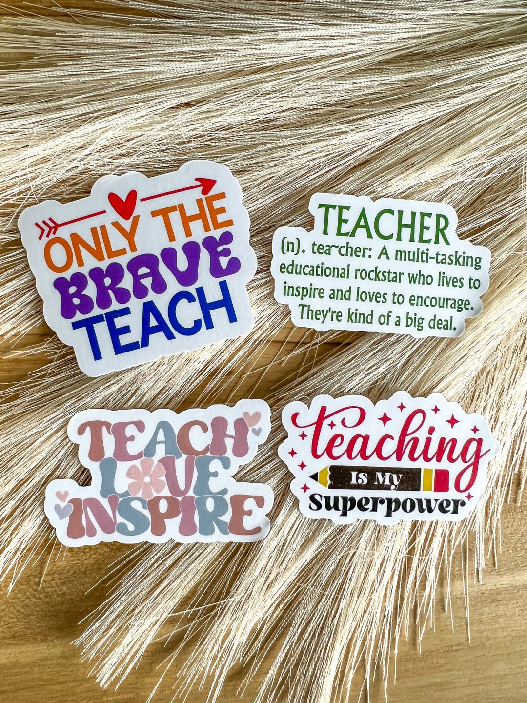 TEACHER APPRECIATION STICKERS - Vinyl Stickers, End of Year Teacher ...