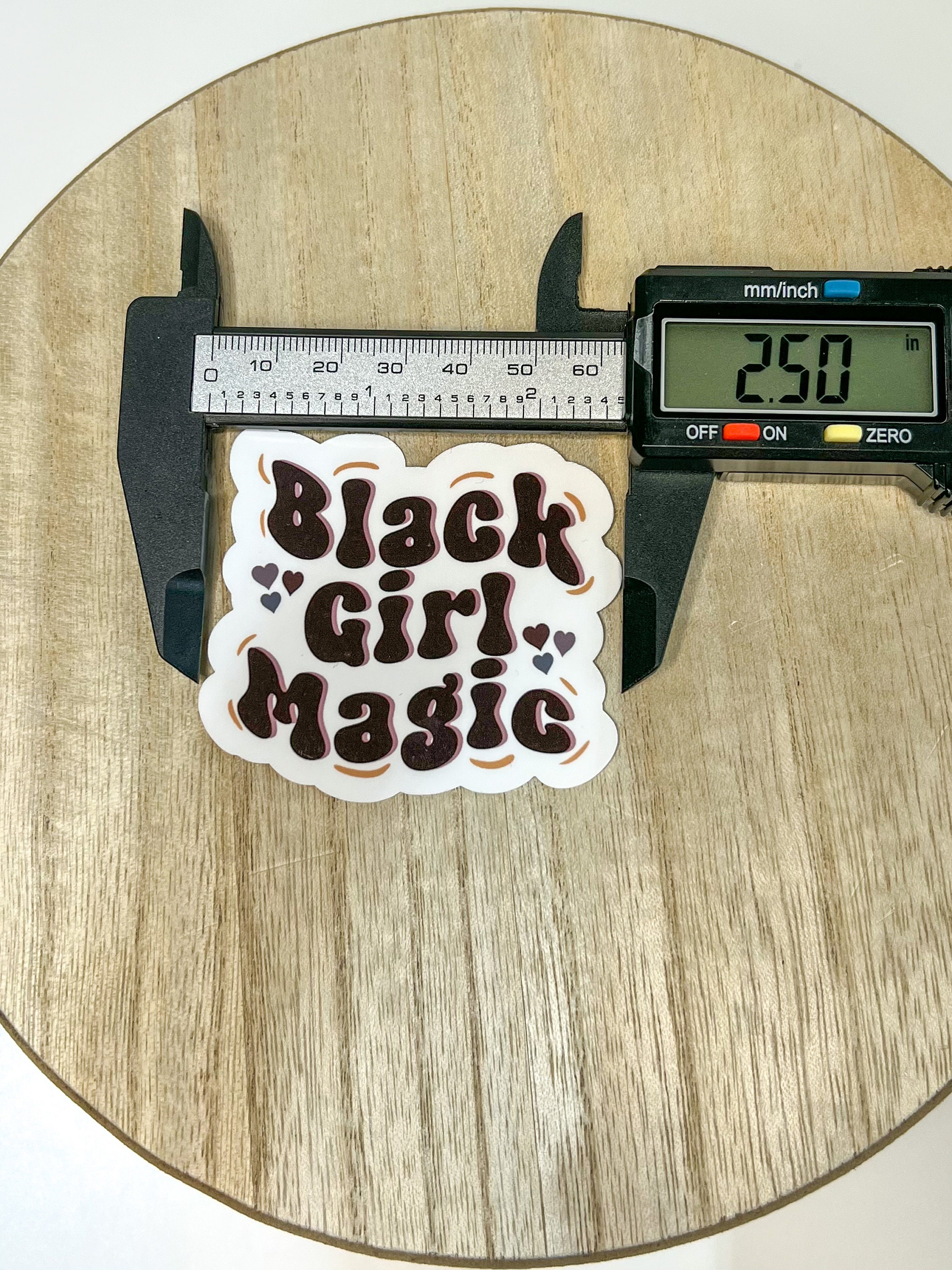 Black Girl Magic Sticker Black Pride Sticker Girl Power - Etsy