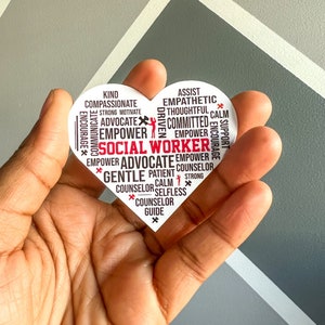 SOCIAL WORKER APPRECIATION Stickers - Vinyl Stickers, Social Worker ...