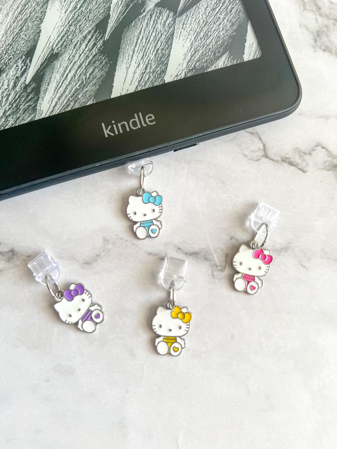 Cute Kitty Kindle Charms - Kindle Accessory, Phone Charm, USB Charm ...