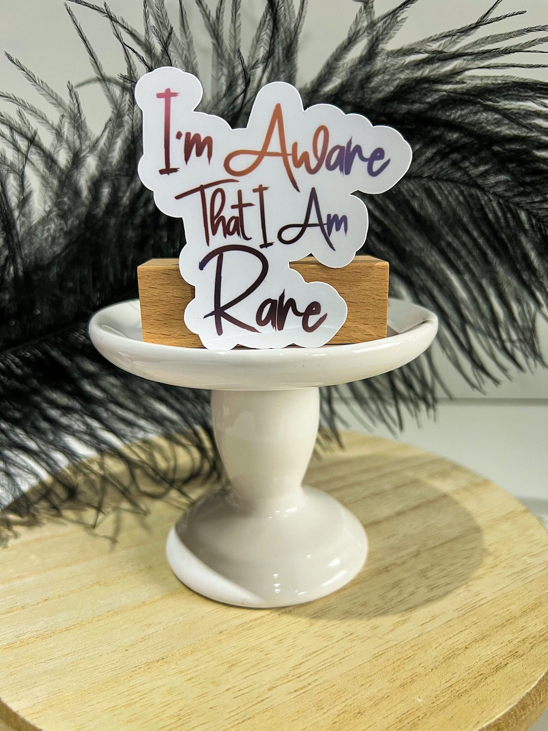 I Am Rare Sticker - Girl Power Sticker, Laptop Sticker, Water Bottle ...