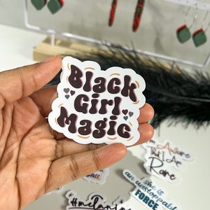 Black Girl Magic Sticker Black Pride Sticker, Girl Power Sticker, Vinyl ...