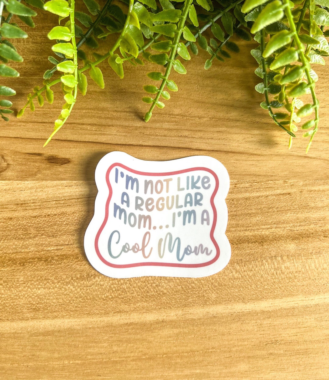 COOL MOM STICKERS - Vinyl Sticker, Mom Gift, Mothers Day Gift, Gift for ...