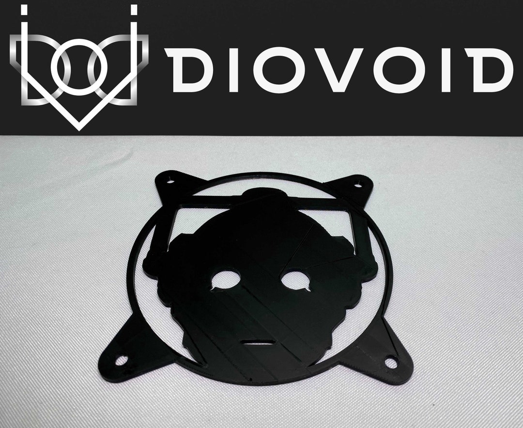 Robot Face Fan Grill Shroud Cover 120mm 140mm - Etsy