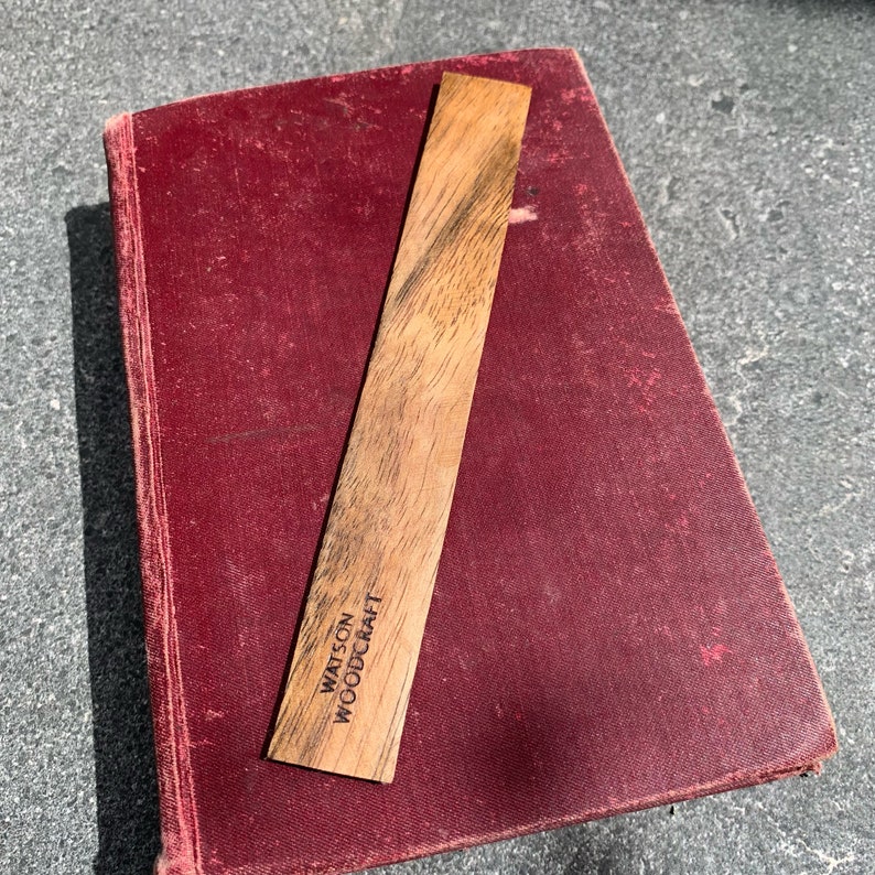 Handmade Wooden Bookmarks - Walnut Varieties, Paduak, Oak, Merbau With ...
