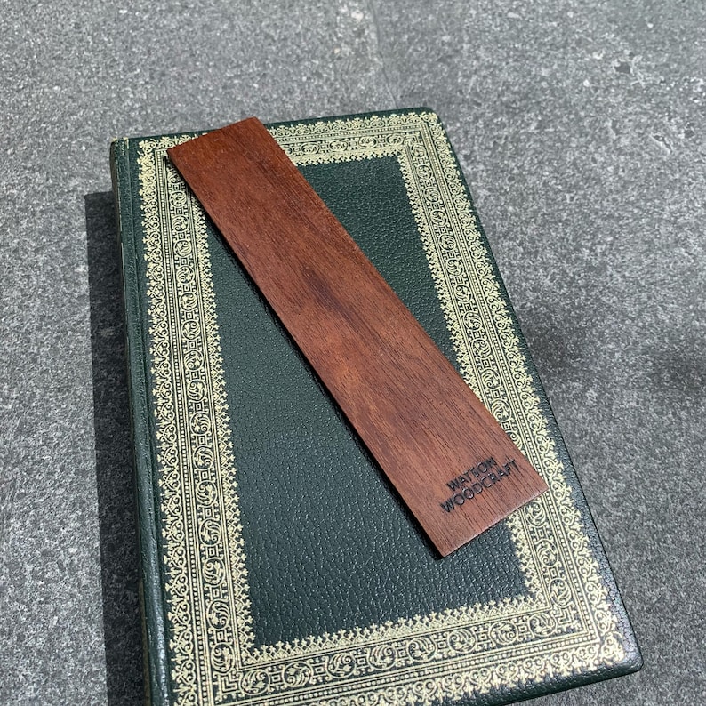 Handmade Wooden Bookmarks - Walnut Varieties, Paduak, Oak, Merbau With ...