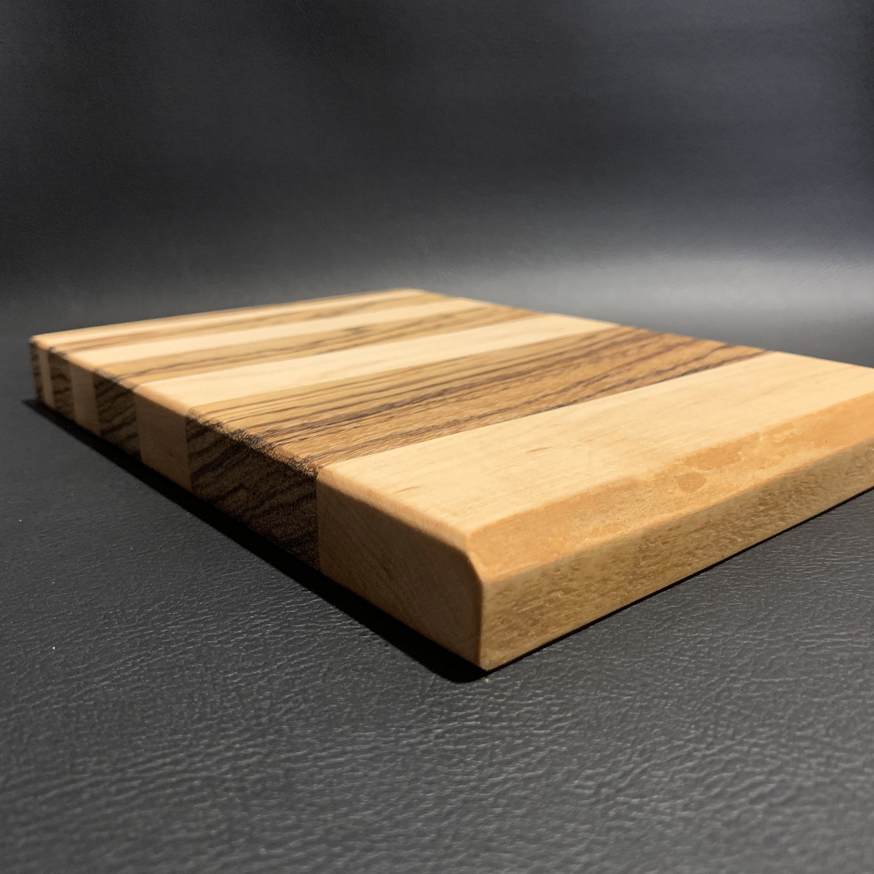 Handmade Wooden Cheese Board - Rock Maple & Zebrawood - Etsy