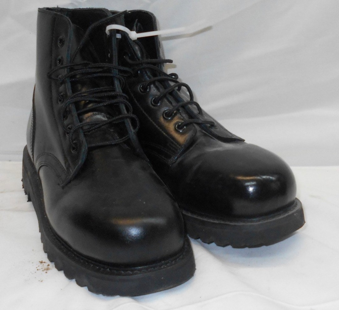 Military Issue Full Leather Ankle Combat Boot - Etsy