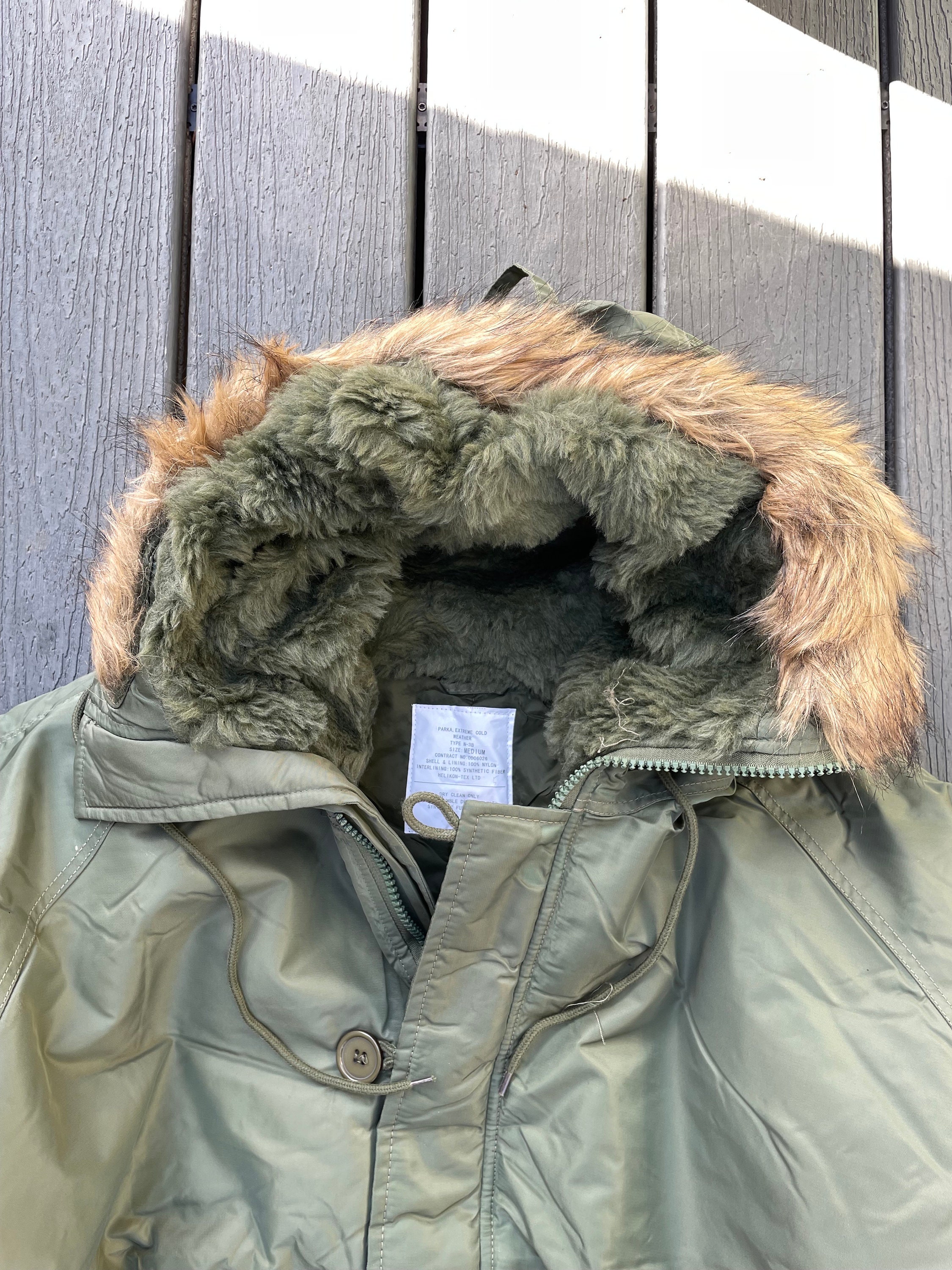 Vintage Olive Military Parka Jacket / Unisex - Etsy