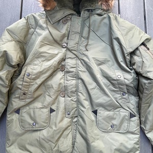 Vintage Olive Military Parka Jacket / Unisex - Etsy