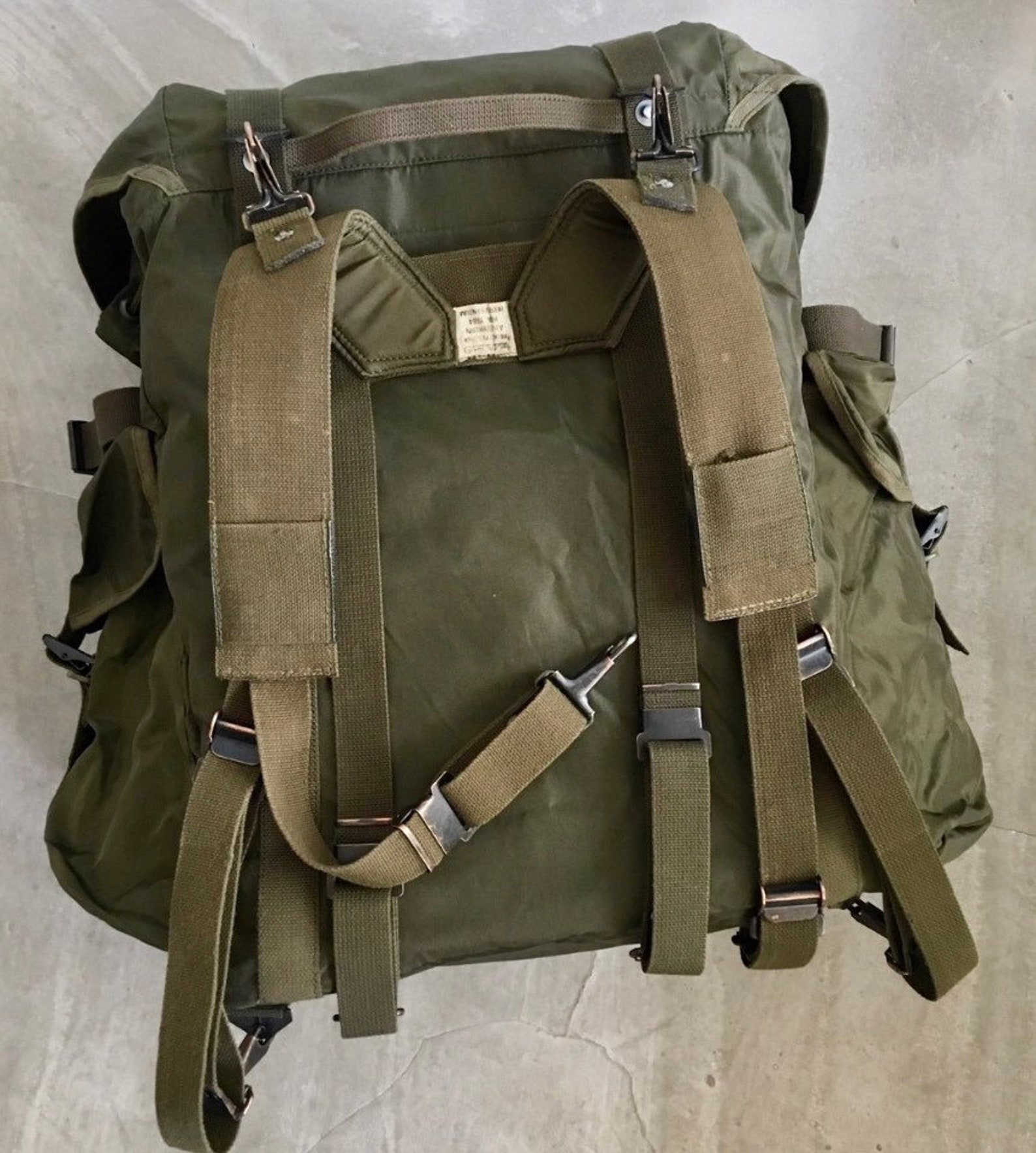 Vintage 80s Military Issue Rucksack - Etsy