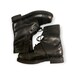 Black Leather Military Issue Combat Boots - Etsy