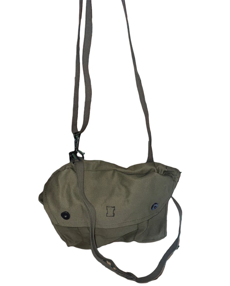 Army Green Vintage Military Issue Gas Mask Bag - Etsy