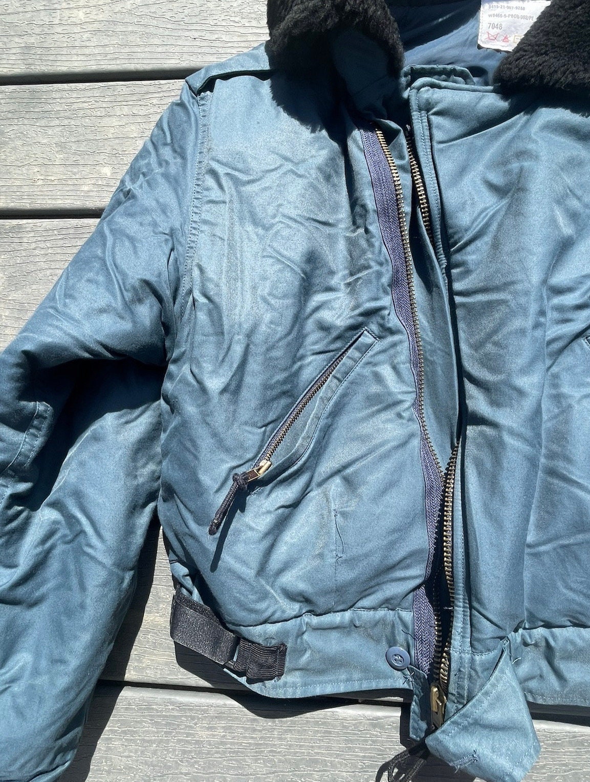 80s Vintage Military Jacket / Cropped Fit - Etsy