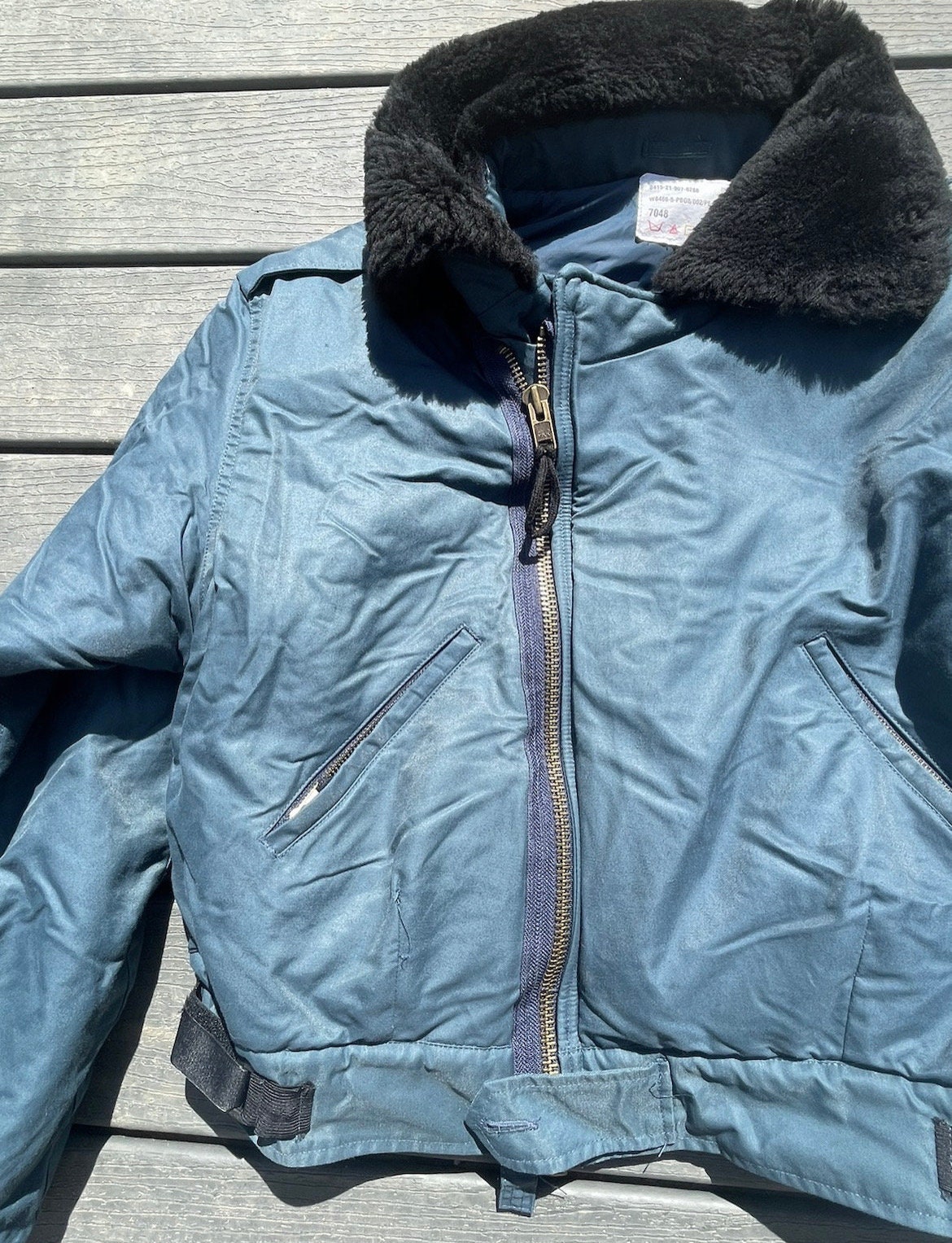 80s Vintage Military Jacket / Cropped Fit - Etsy