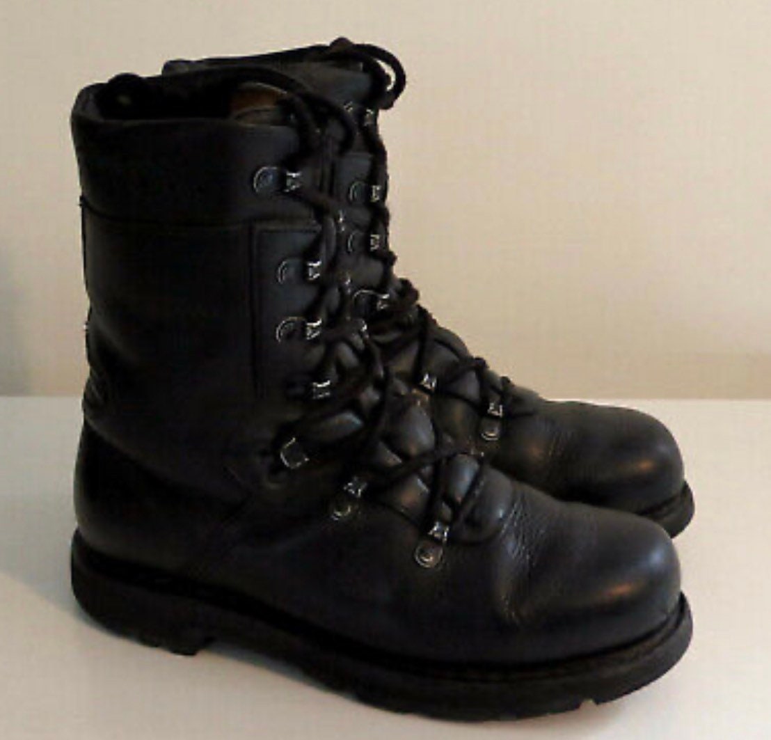 90s Military Issue Combat Boots - Etsy