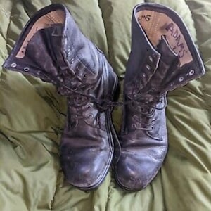Vintage Military Issue Combat Boots - Etsy