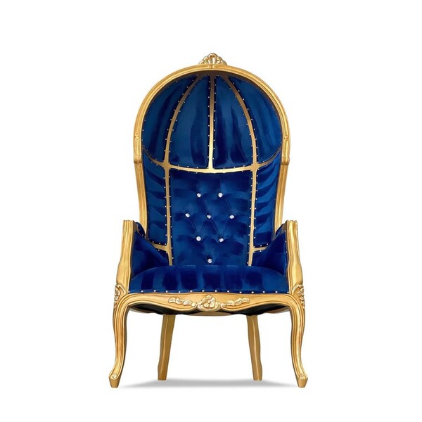 Blue Throne Chair - Etsy