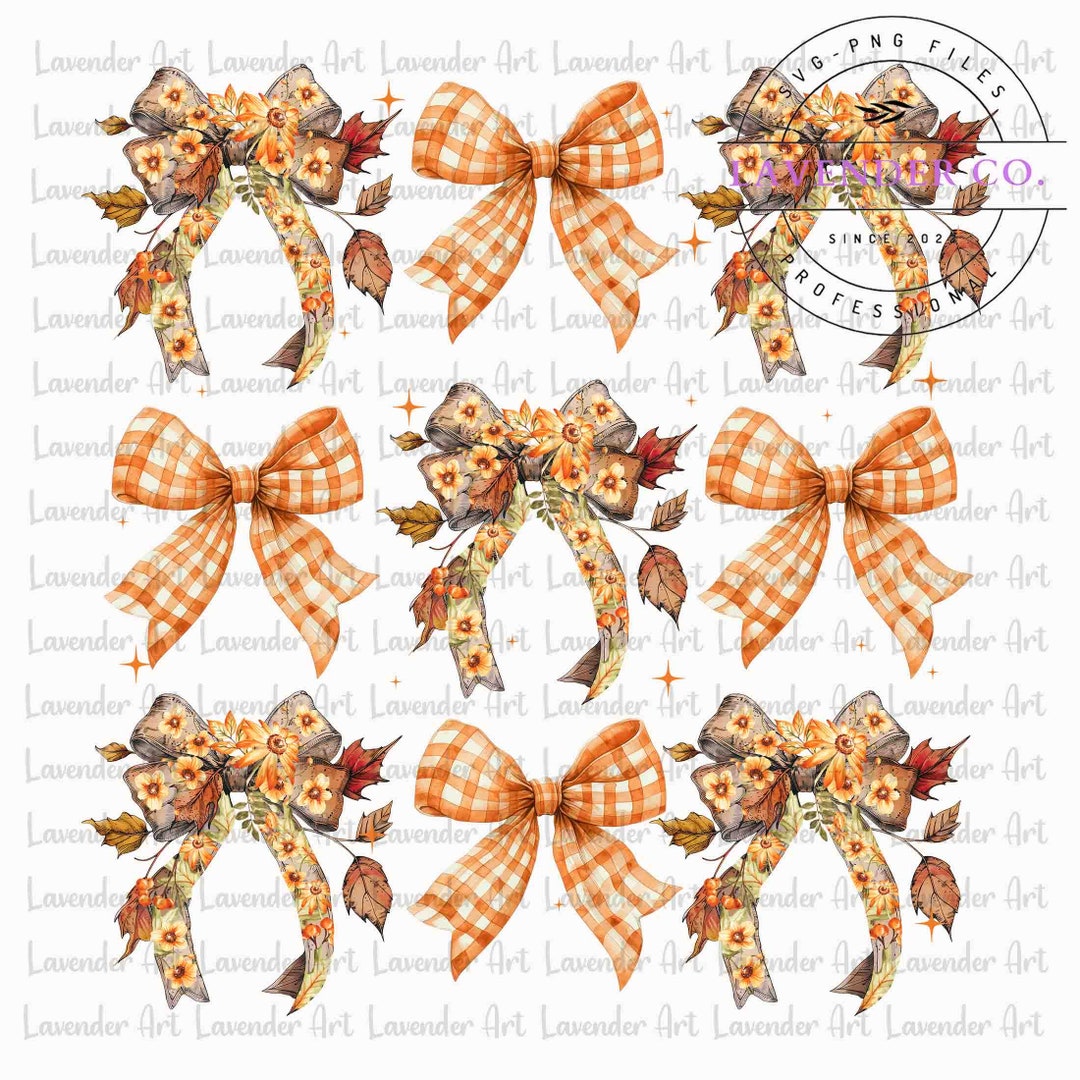 Fall Vibes Coquette PNG, Fall Coquette Bow Png, Autumn Design Png ...