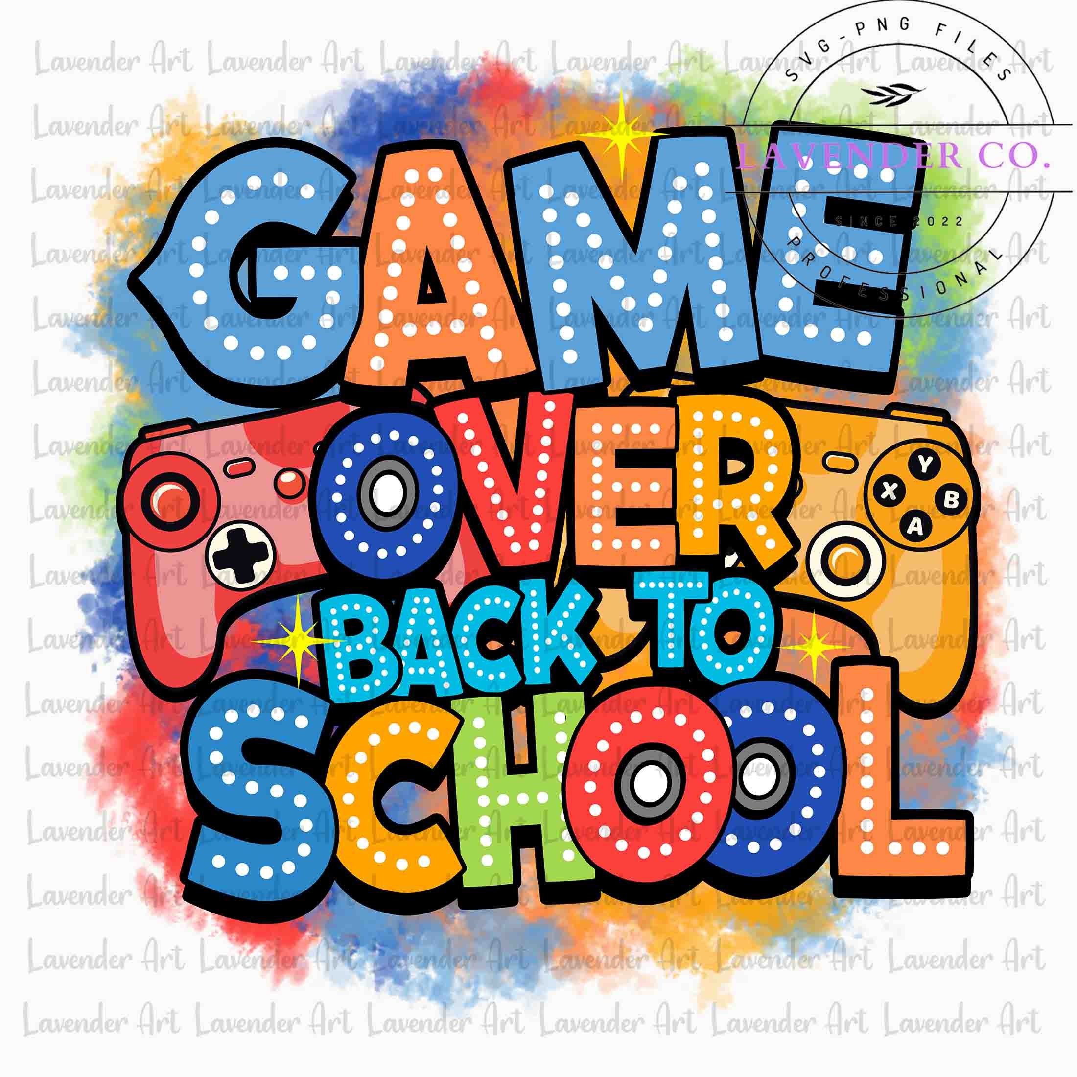 Game Over Back to School PNG, School Life Png, Back to School Png ...