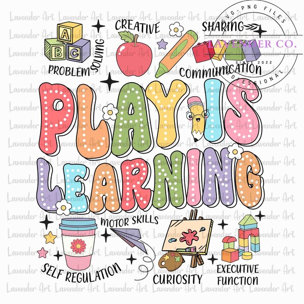 Play is Learning Svg - Etsy
