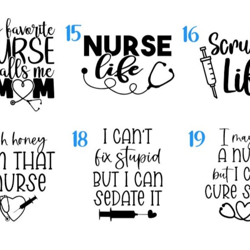 Nurse Vinyl Decal - Etsy