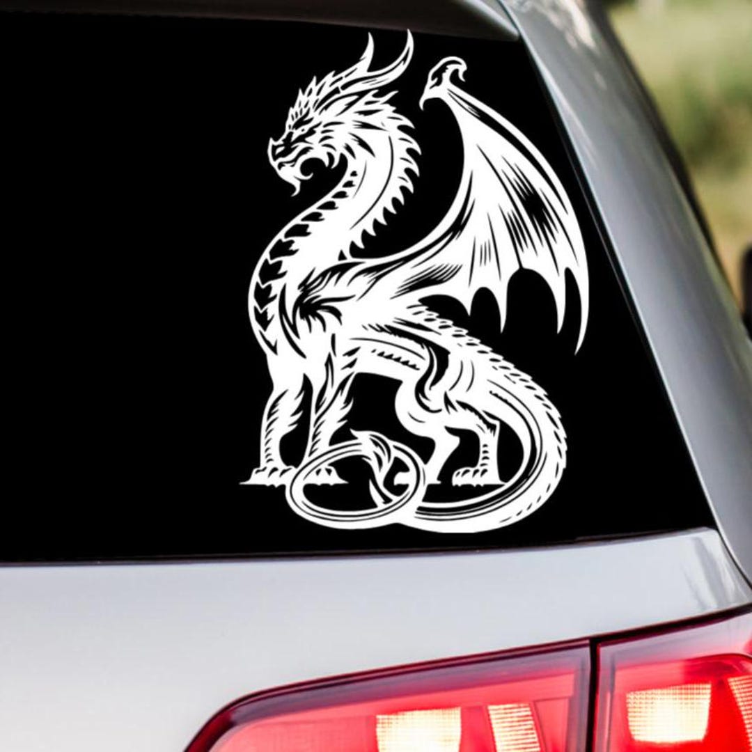 Dragon 16 Design Options Set 3 Window Decal Bumper Sticker - Etsy
